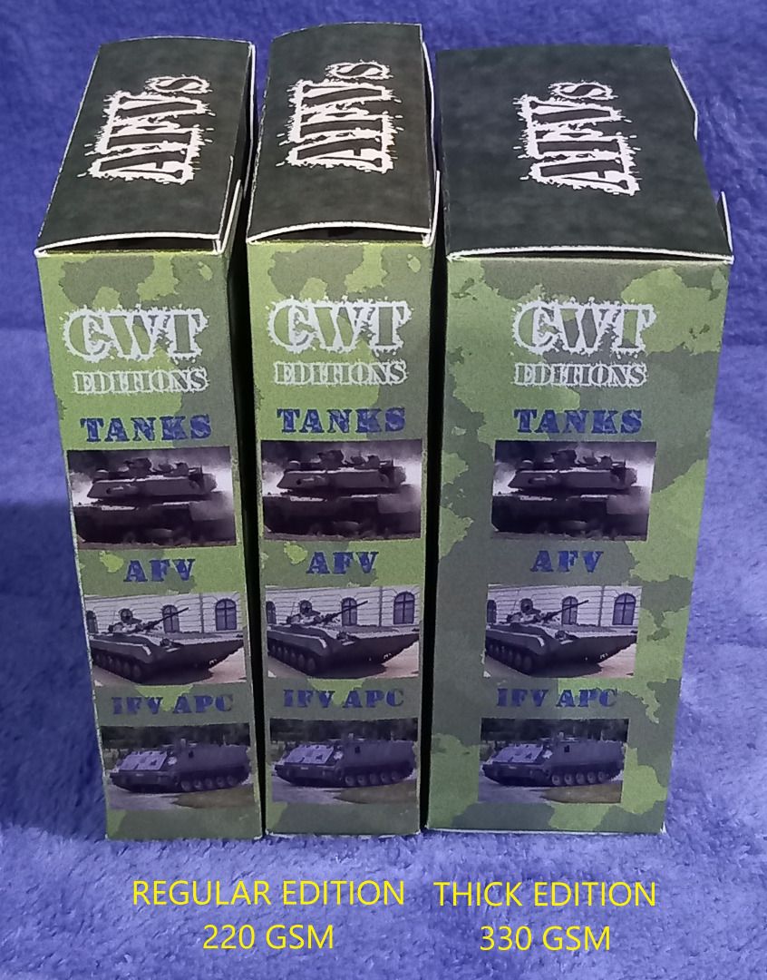 CWT AFV Thick Edition Card Game, Hobbies & Toys, Toys & Games on Carousell