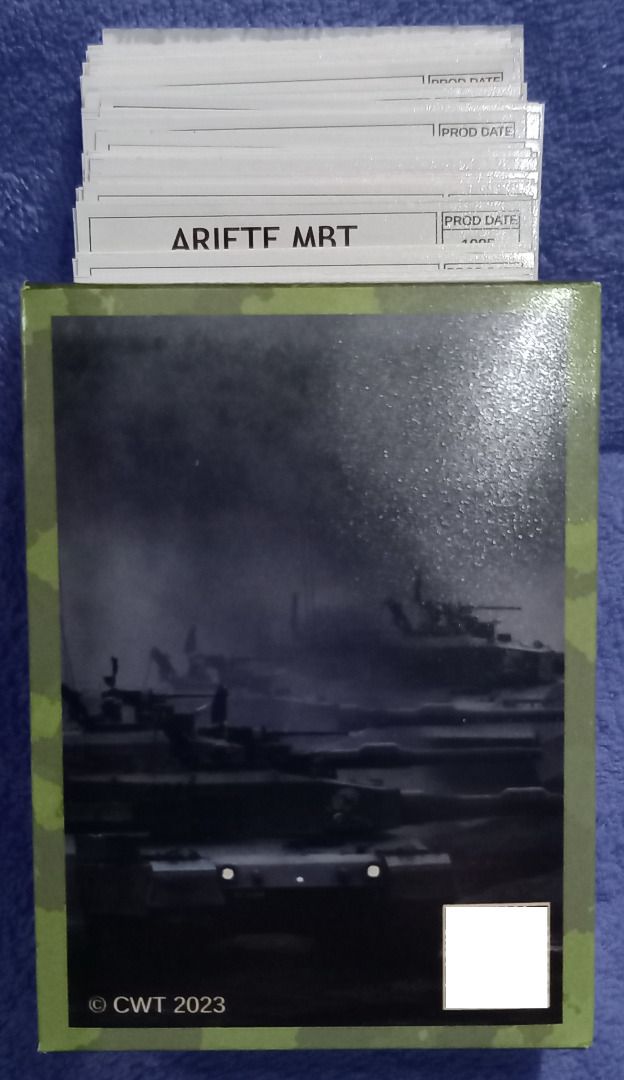 CWT Tanks Thick Edition Card Game, Hobbies & Toys, Toys & Games on ...