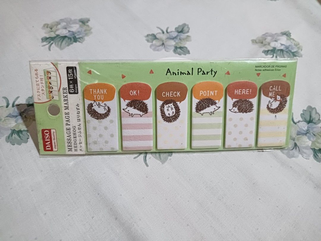Daiso Mini Sticky Notes, Hobbies & Toys, Stationary & Craft, Stationery ...