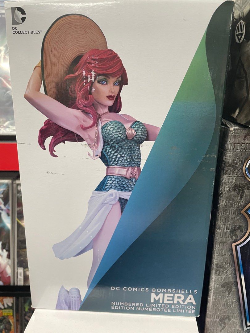 Dc comcis bombshells Mera Statue, Hobbies & Toys, Toys & Games on Carousell