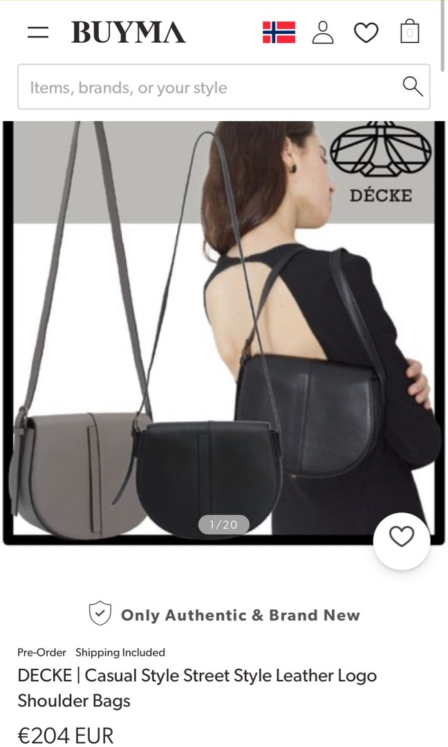 Decke Germany Small Bobby Cross Body Leather Bag, Women's Fashion, Bags ...