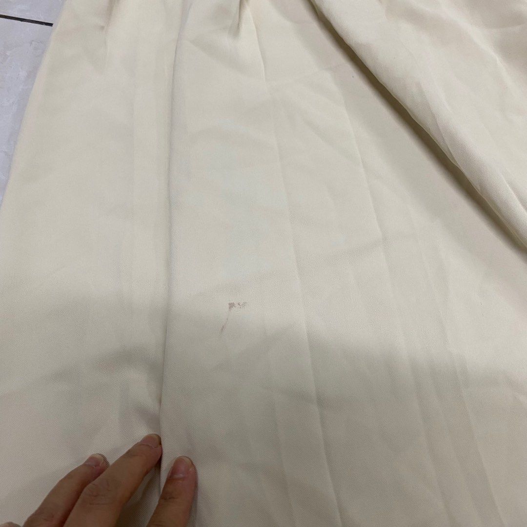 Defect cream long skirt_ Casual Korea skirt_ Beige cream skirt, Women's ...