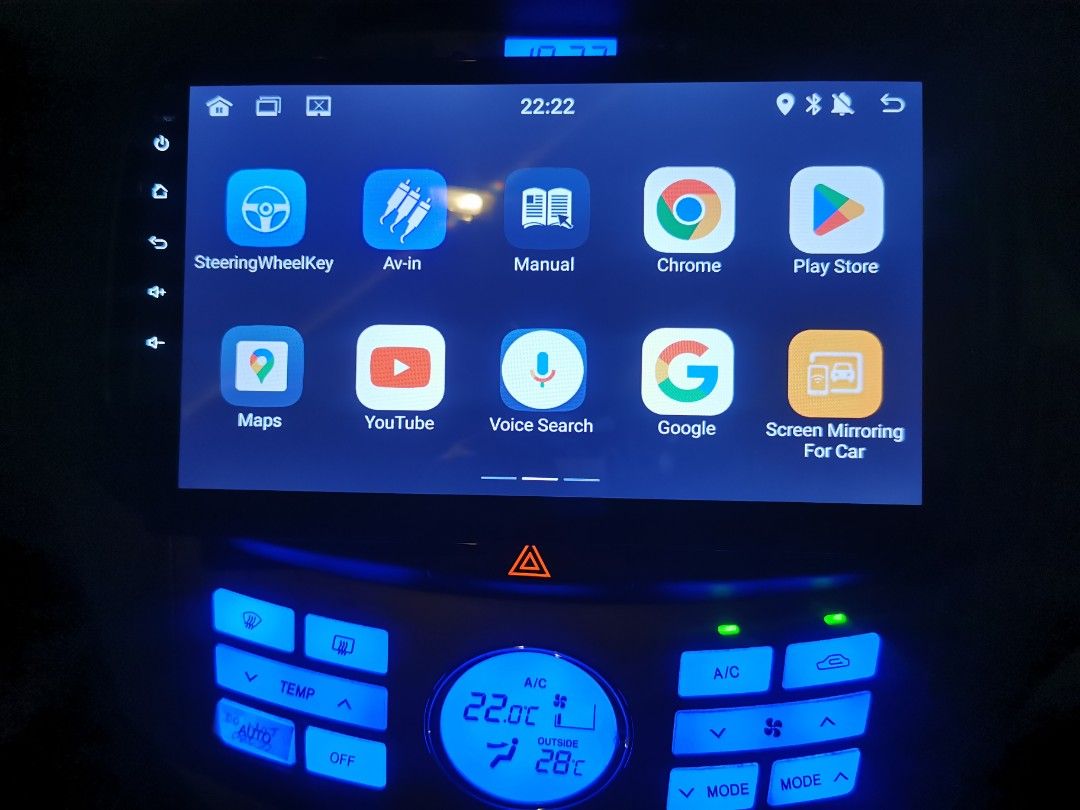 Dekit HU Head Unit Google Android 10" Screen Hyundai Avante Coe 2008-09 ...