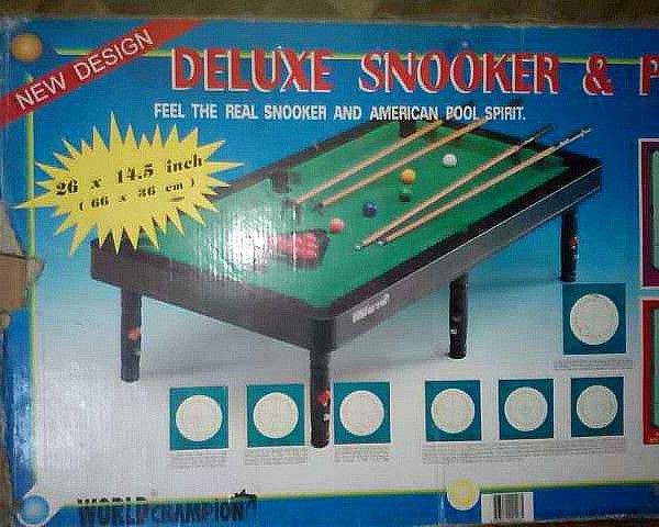 Deluxe Snooker and Pool Set Billiards, Hobbies & Toys, Toys & Games on ...