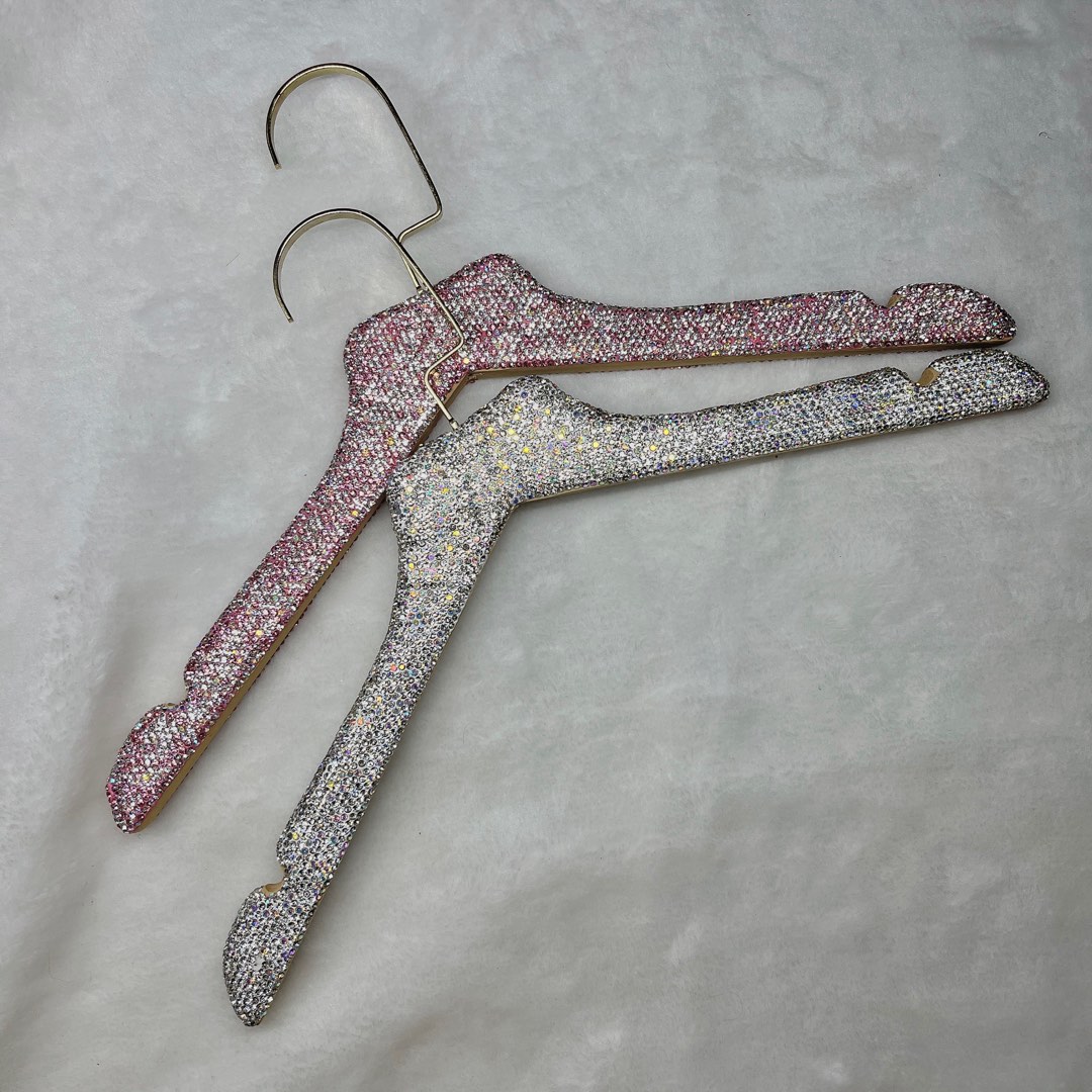 Diamond Bling Rhinestone Clothes Hanger - Suitable for Bridal ...