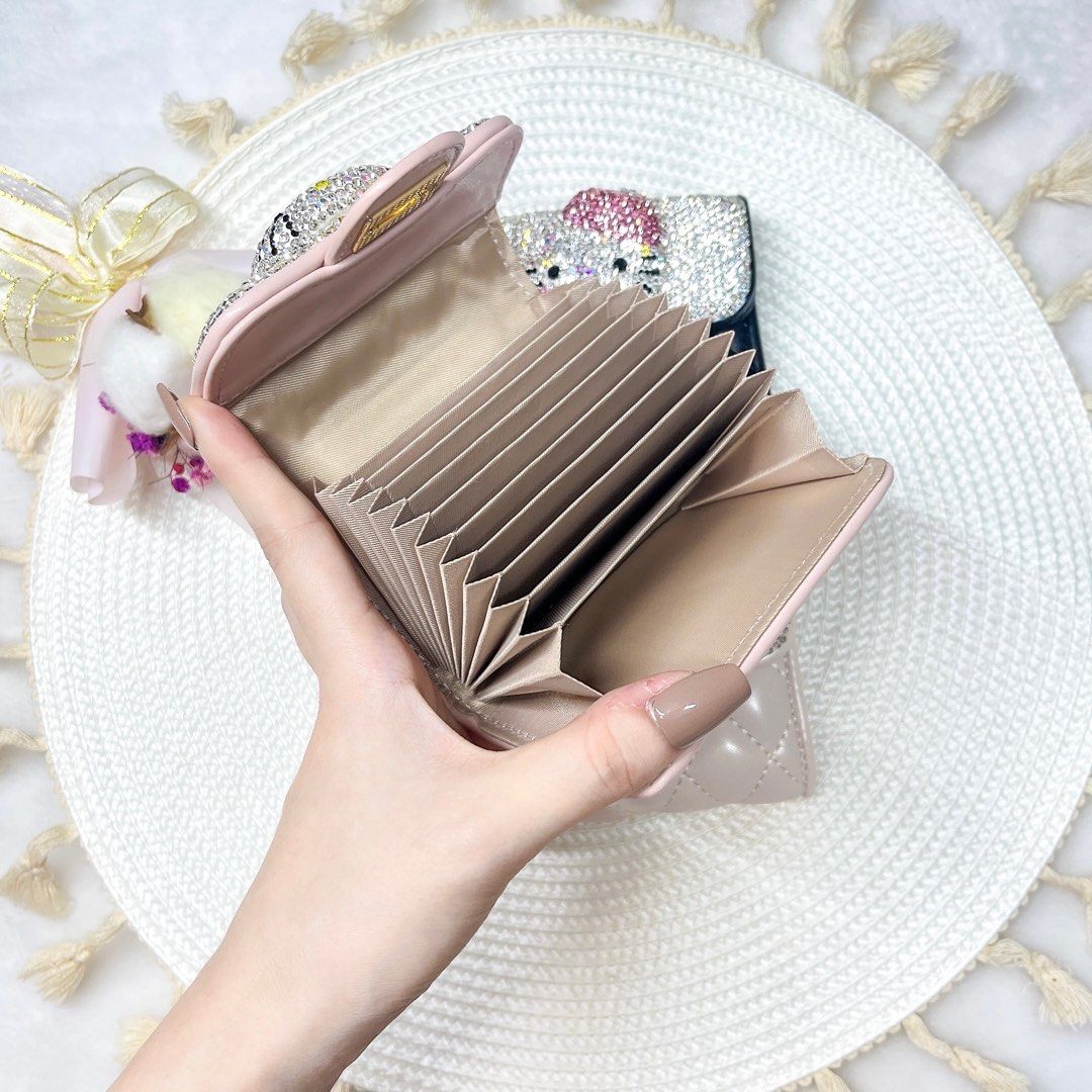 Diamond Bling Rhinestone Wallet/Card Holder/Hello Kitty, Women's ...