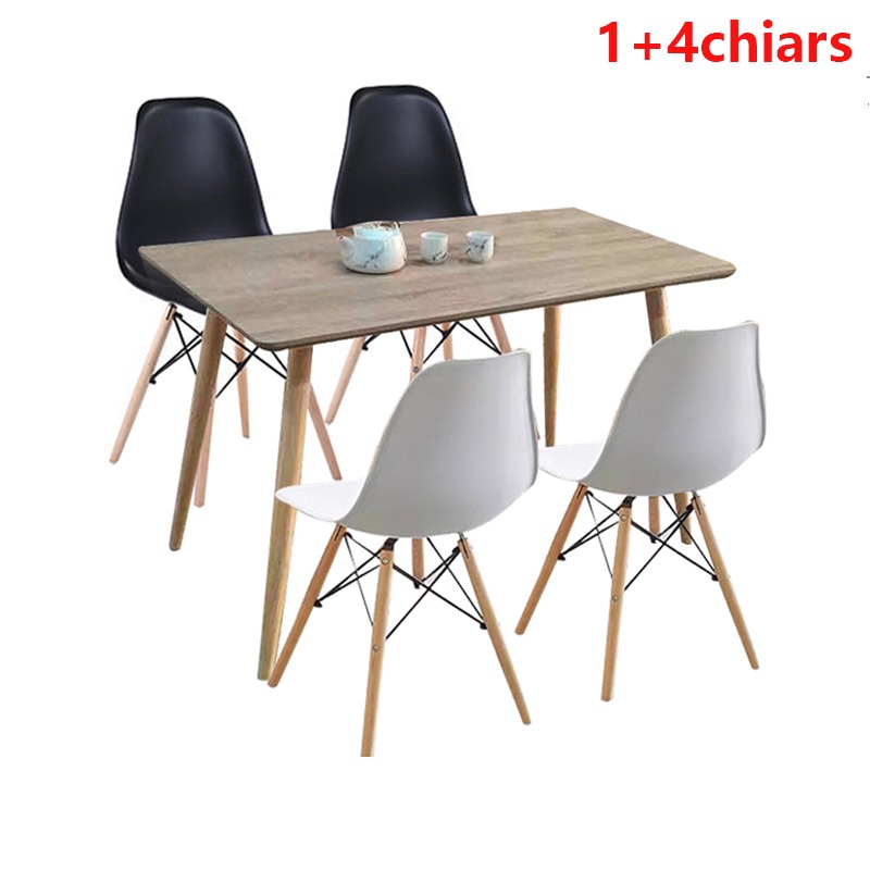 Dining Table set Simple style living room dining table chair cash on ...