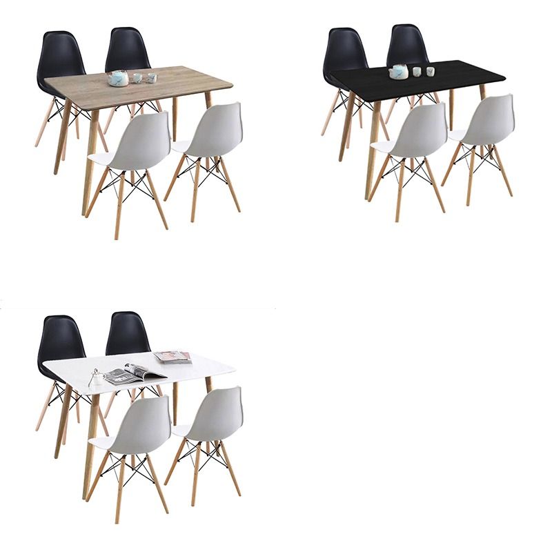 Dining Table set Simple style living room dining table chair cash on ...