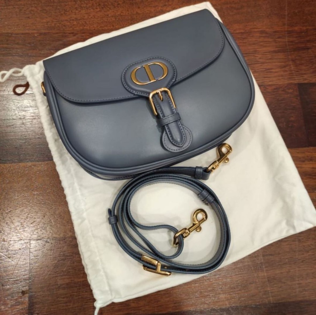 Dior bobby medium 2020 with db, strap, free entrupy (vg), Barang Mewah, Tas & Dompet di Carousell