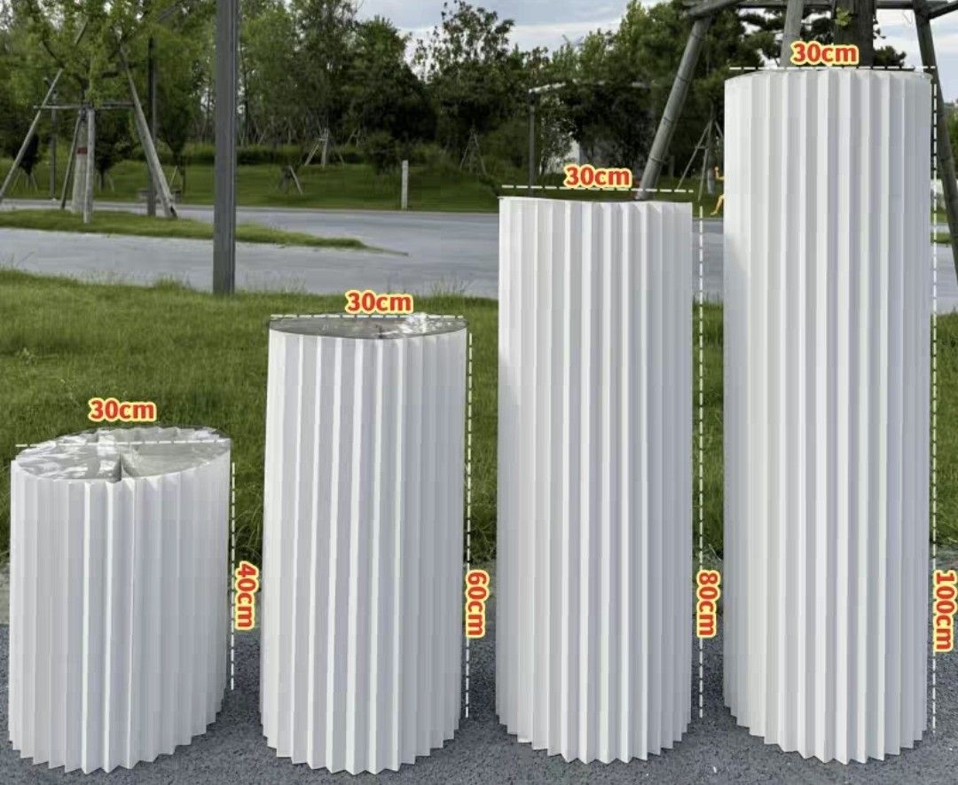 [Rent] Display stands | Party column display stands, Hobbies & Toys ...