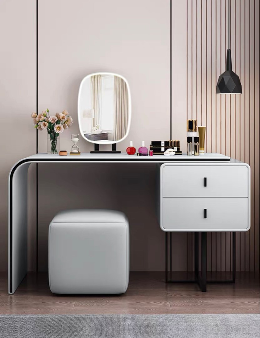 DORAS Modern Vanity Table Set, Furniture & Home Living, Furniture ...