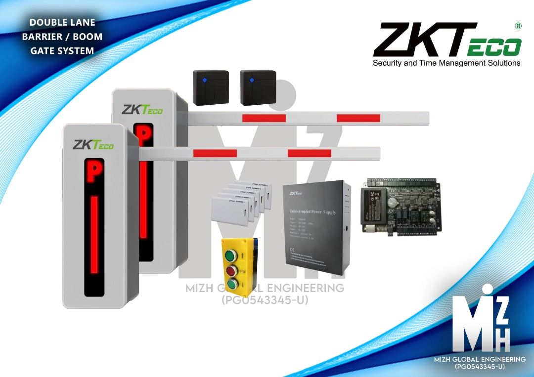Double Lane Barrier Gate System With Installation, Furniture & Home ...