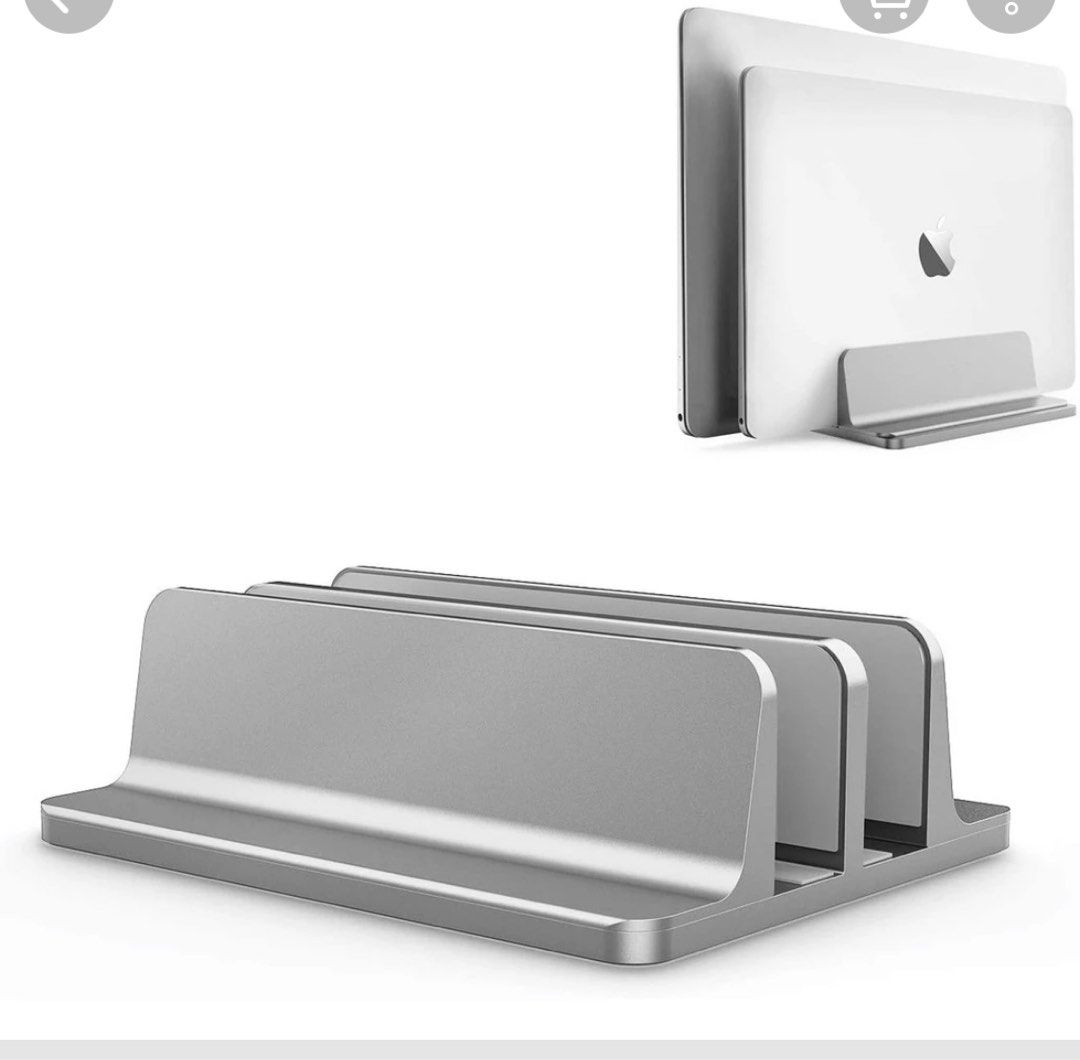 Dual vertical laptop stand, Computers & Tech, Parts & Accessories ...