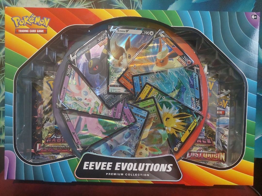 Eevee Evolutions Premium Collection Box Sealed Pokemon Evolving Skies ...