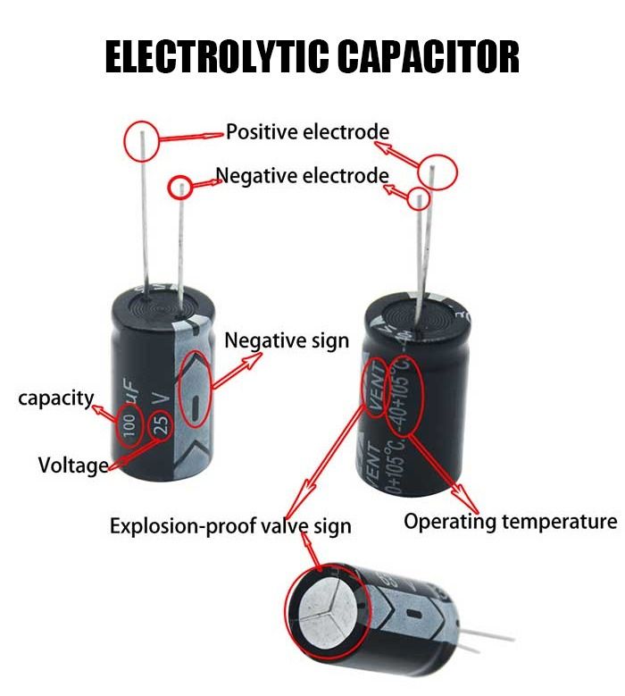 ELECTROLYTIC CAPACITOR 50V ALUMINUM, BEST FOR REPAIR OF HOUSEHOLD APPLIANCES, TV & Home ...