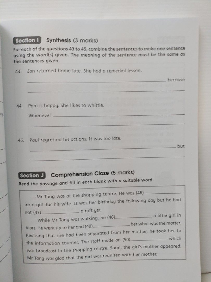 EPH Foundation English Practice Papers Primary 6, Hobbies & Toys, Books ...
