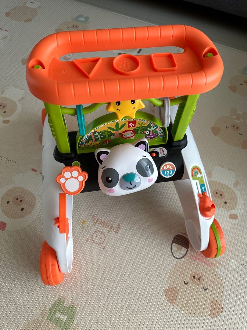 Fisher-Price Infant 2-Sided Steady Speed Walker, Panda, Hobbies & Toys ...