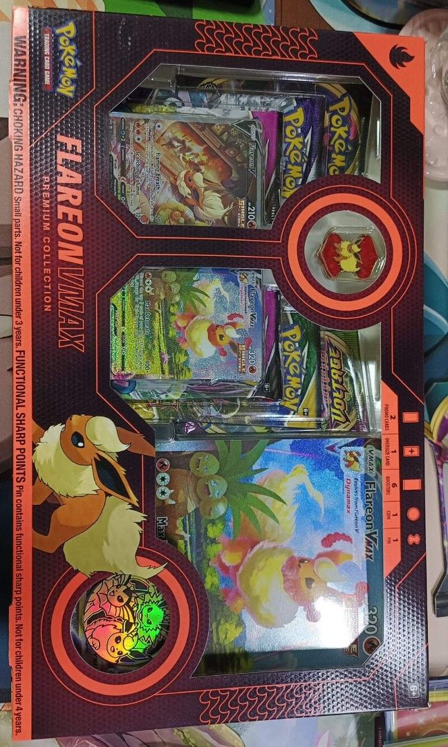 Flareon Vmax Box, Hobbies & Toys, Toys & Games on Carousell