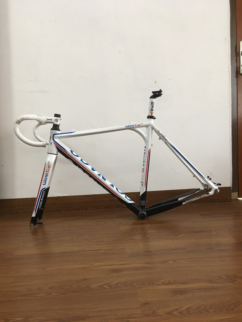 frameset Colnago World Cup cyclocross gravel all road bike, Olah Raga ...