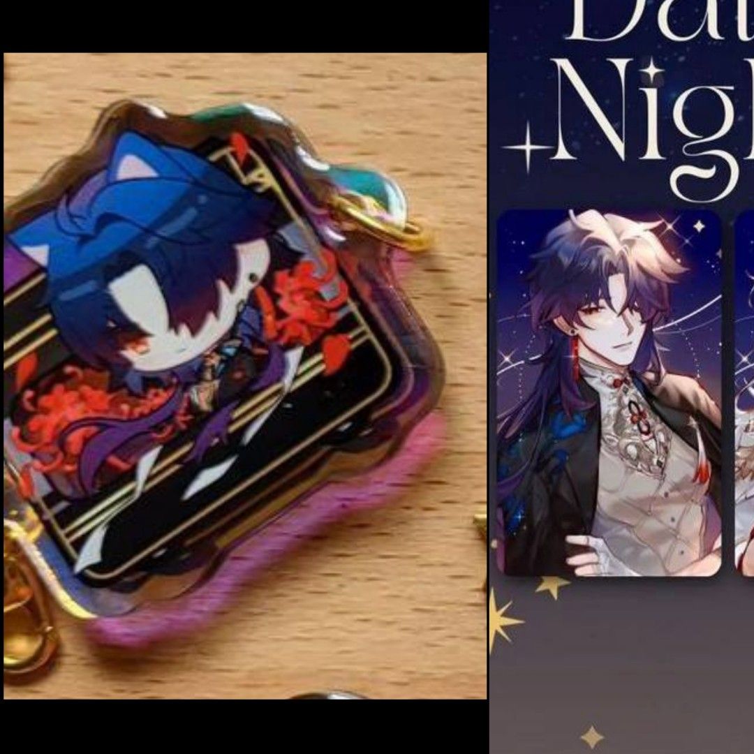 FREE PC ADDED blade ren keychain charm honkai star rail hsr, Hobbies ...