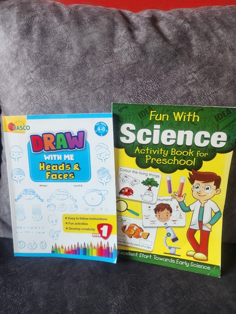 Free science and learn to draw assessment books, Babies & Kids, Infant ...