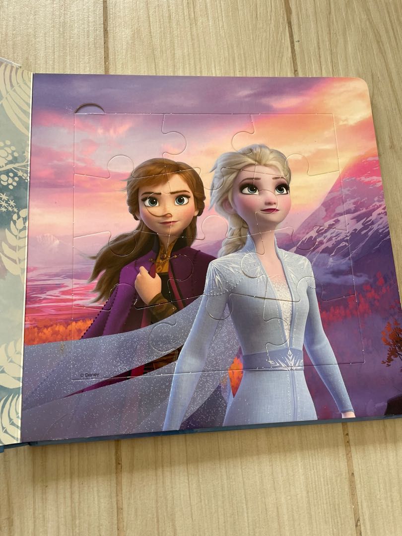 Frozen puzzle book, Hobbies & Toys, Books & Magazines, Children's Books ...