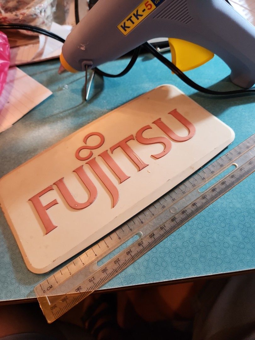 Fujitsu Advertising Sign Plaque, Hobbies & Toys, Memorabilia ...