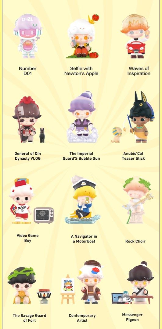 (Full Set) Dimoo Time Roaming, Hobbies & Toys, Toys & Games on Carousell