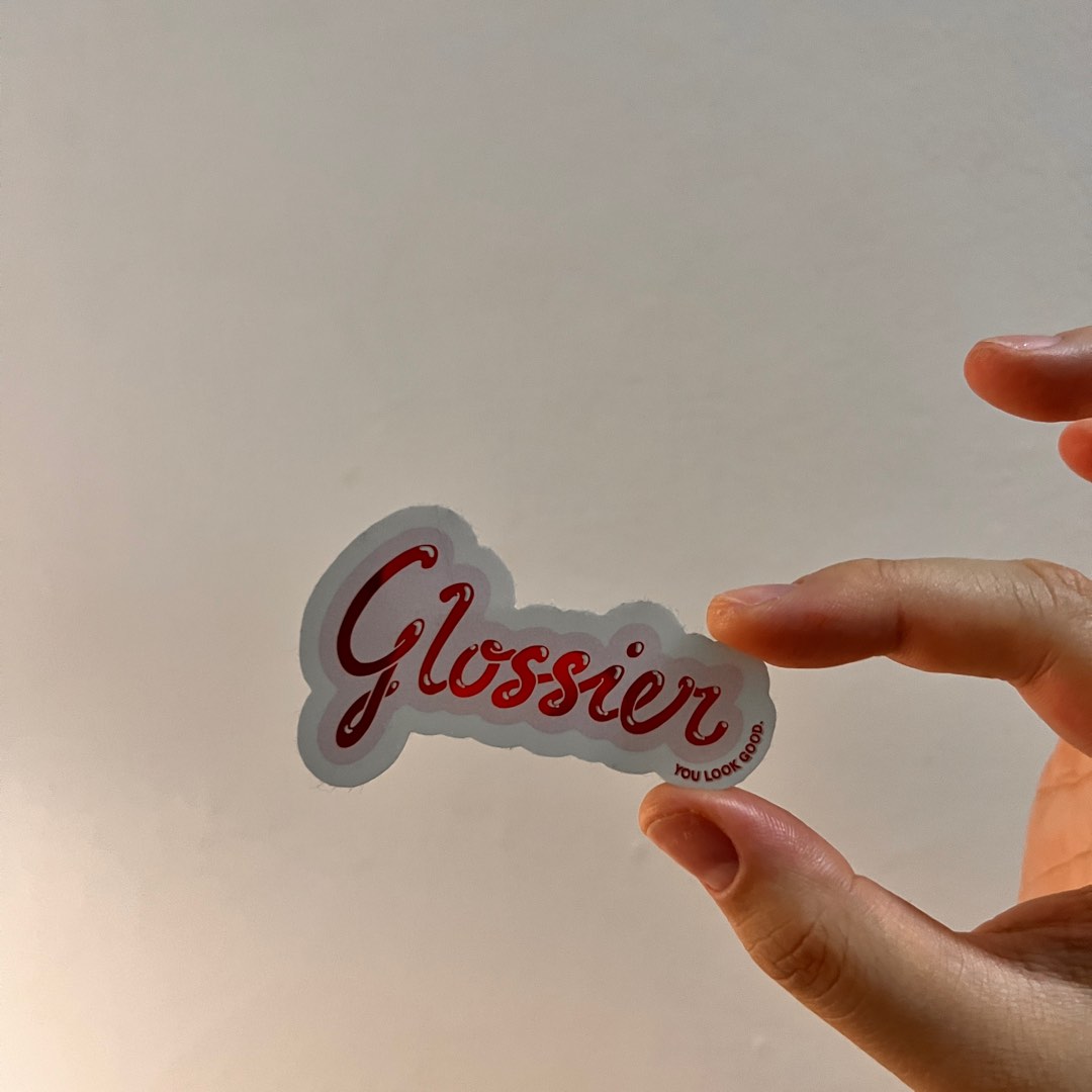 Glossier Sticker, Hobbies & Toys, Stationery & Craft, Craft Supplies ...
