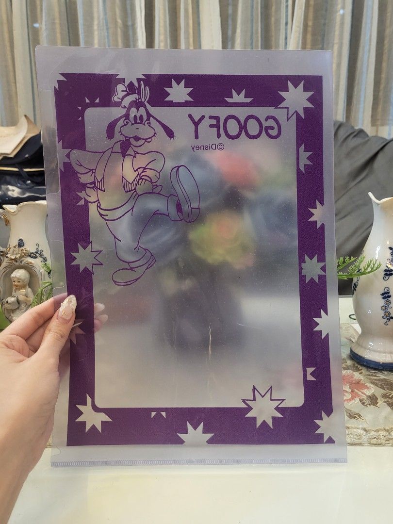 Goofy Violet Folder, Hobbies & Toys, Stationary & Craft, Stationery ...