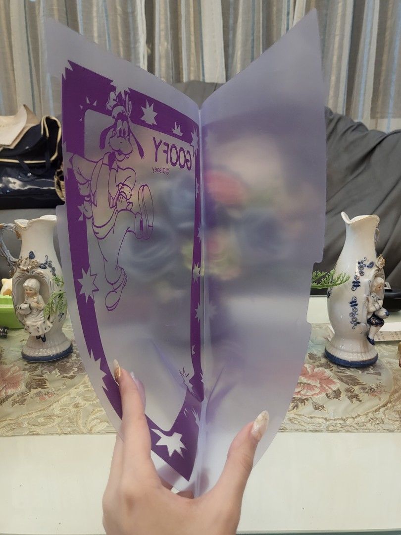 Goofy Violet Folder, Hobbies & Toys, Stationary & Craft, Stationery ...