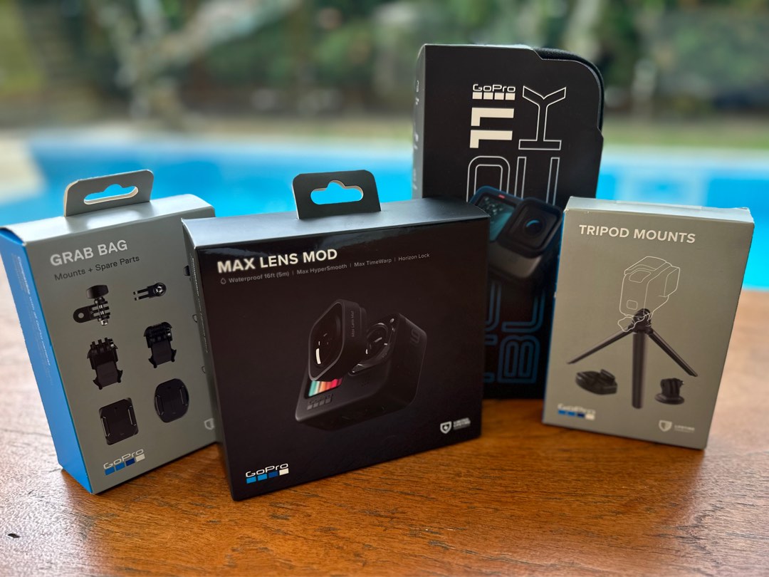 GoPro Hero 11 + Max Mod + Mounts, Photography, Cameras on Carousell