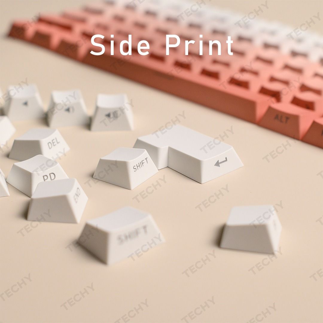 Gradient Keycaps with Side Print Letter Techy Tech Store, Computers ...