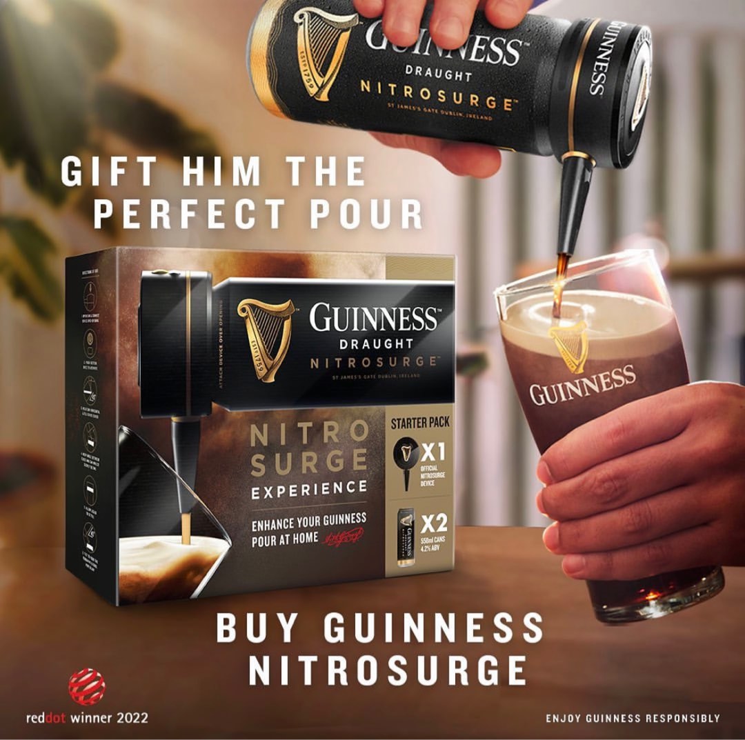 Guinness nitrosurge starter pack (DEVICE ONLY), Food & Drinks ...