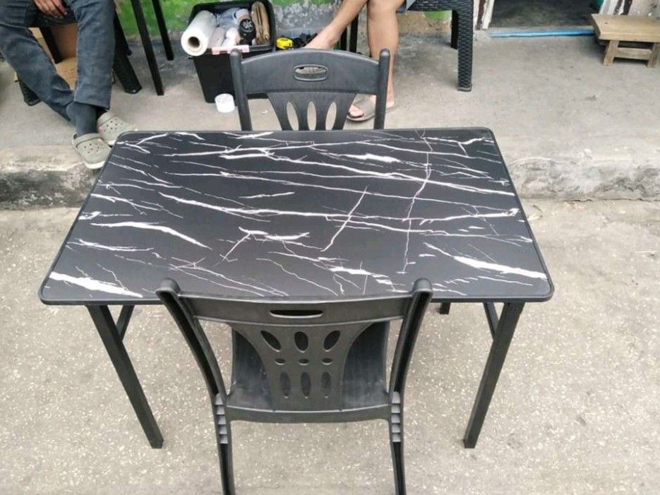 Hampas chair and folding table, Furniture & Home Living, Furniture ...