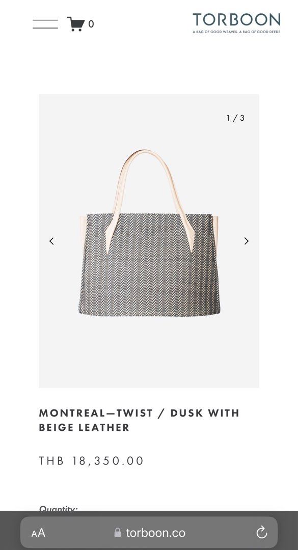 HAND BY BOON/ TORBOON THAILAND BAG, Women's Fashion, Bags & Wallets ...