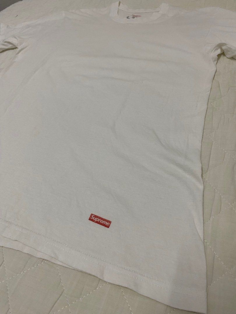 Hanes X Supreme small logo, Men's Fashion, Tops & Sets, Tshirts & Polo ...