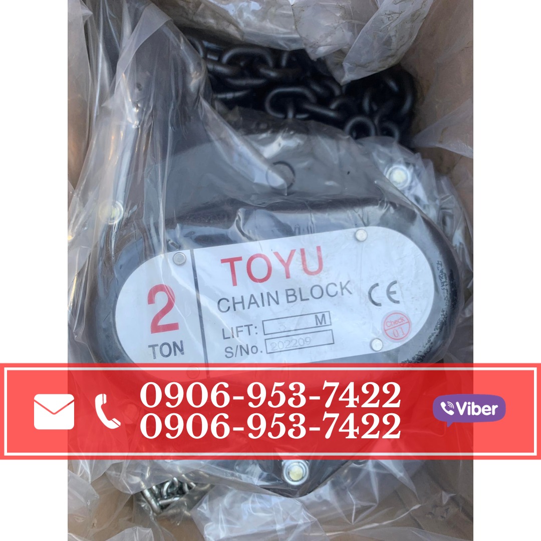 Heavy Duty Chain Block 2T, Commercial & Industrial, Construction Tools ...