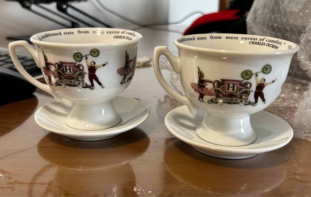 Hendricks Gin Tea Cups, Hobbies & Toys, Memorabilia & Collectibles ...