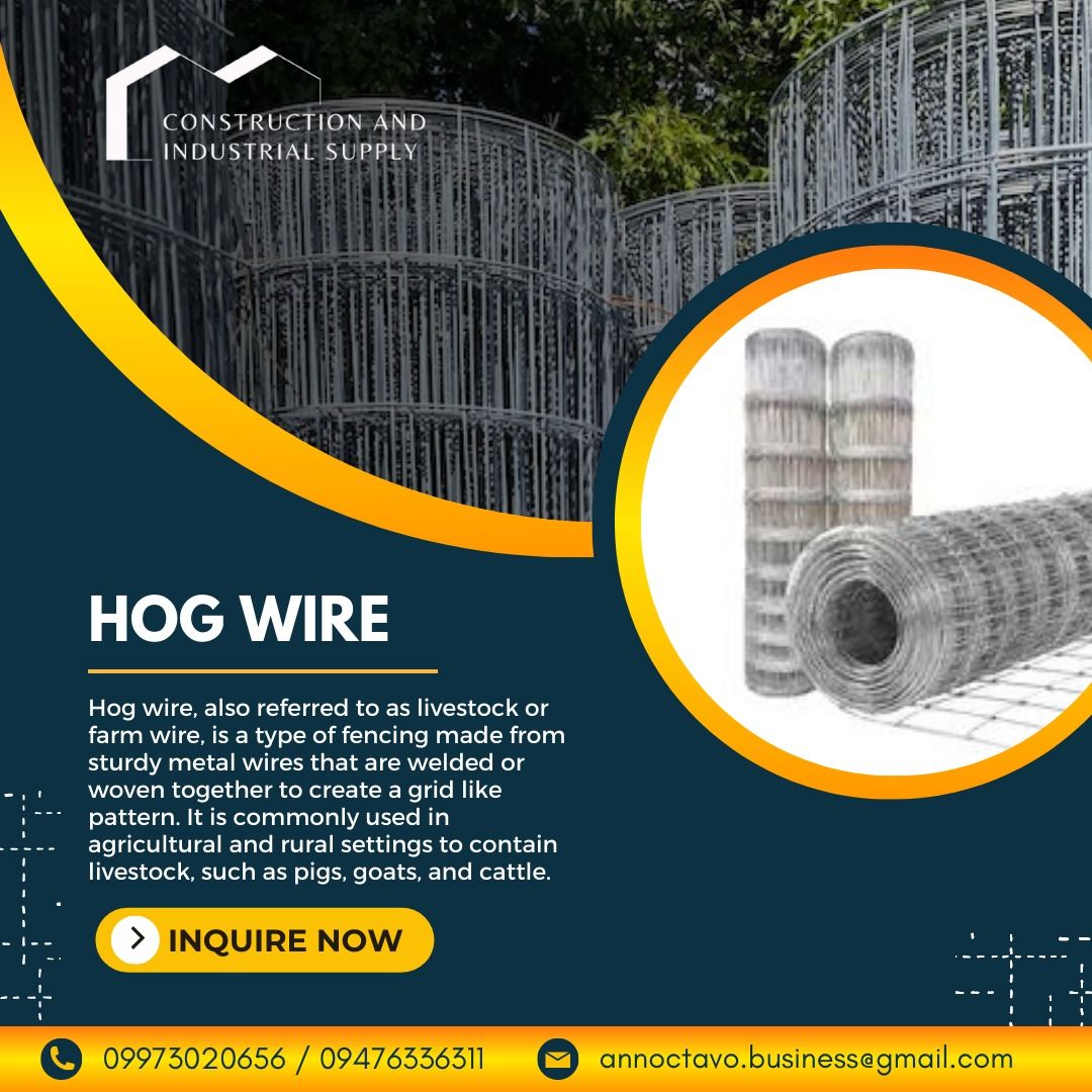 Hog Wire | Perimeter Fencing | Perimeter Fencing | Livestock Fencing ...