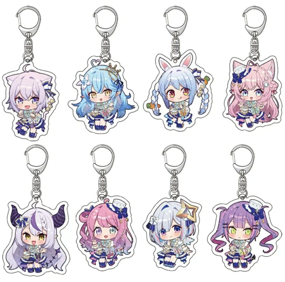 Hololive keychains, Hobbies & Toys, Memorabilia & Collectibles, Fan ...