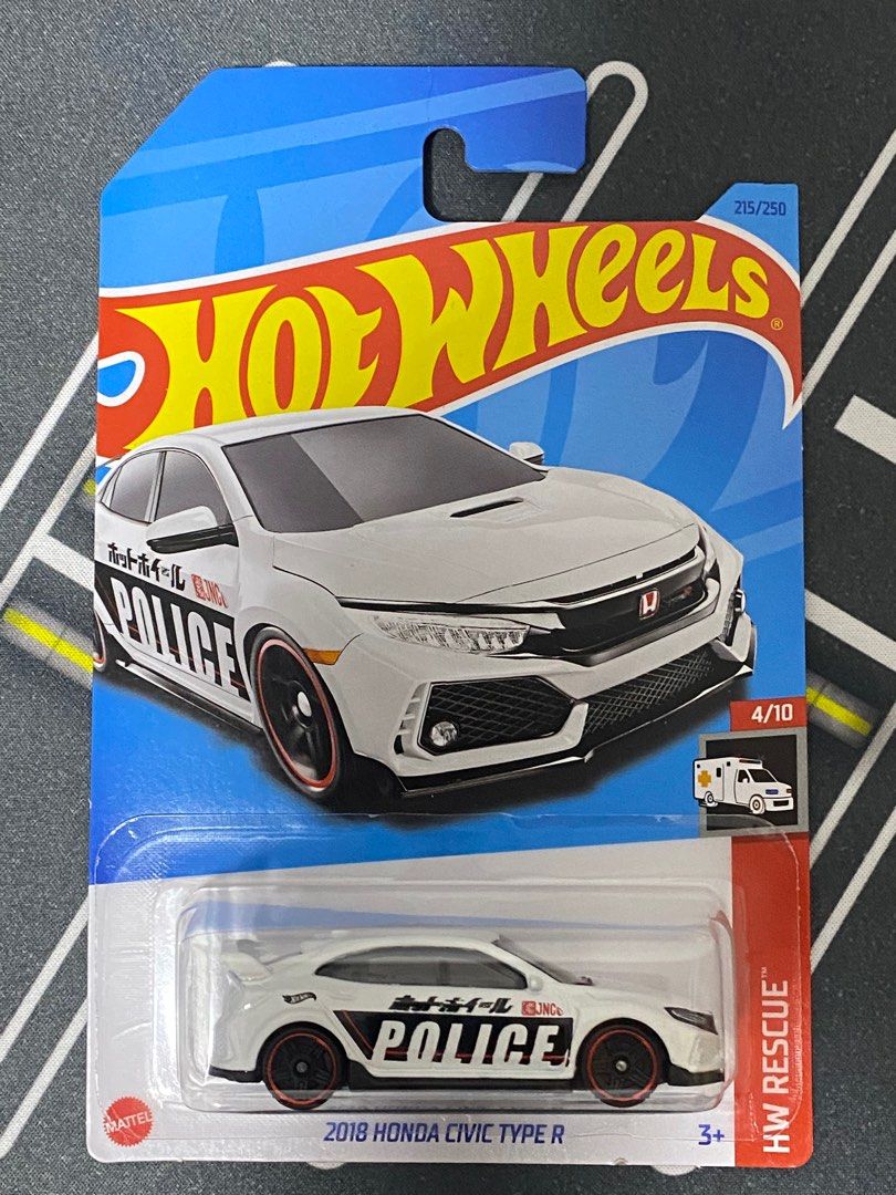 Hot Wheels Honda Civic Type R Police, Hobbies & Toys, Toys & Games on ...