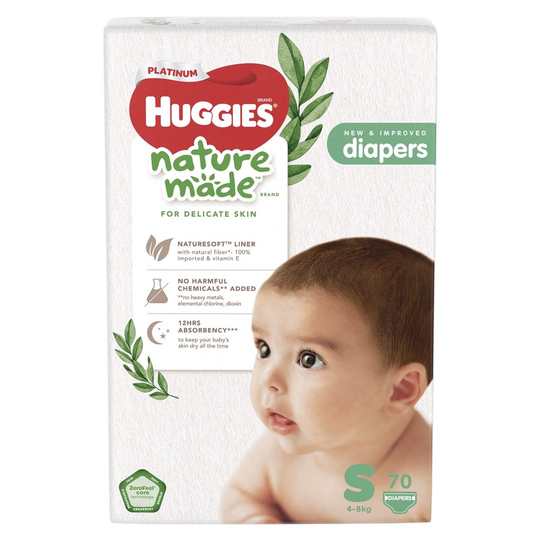 Huggies Nature Made, Babies & Kids, Bathing & Changing, Diapers & Baby ...