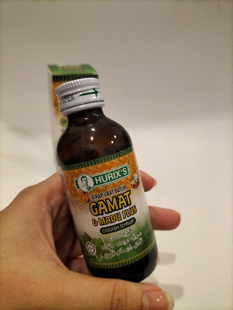 Hurix's Cough Syrup / Sirap Ubat Batuk Gamat & Madu Plus, Health ...