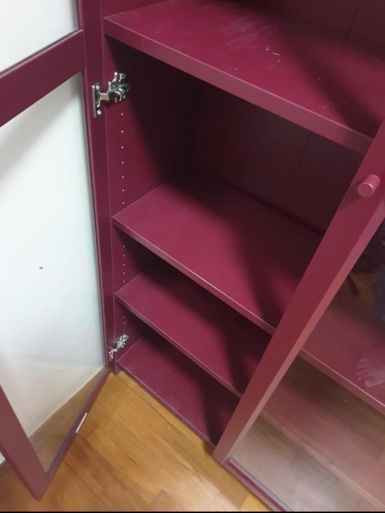 IKEA Billy Book case( Maroon/Red), Furniture & Home Living, Furniture ...