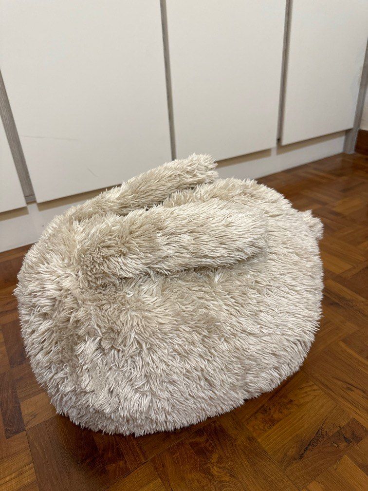 IKEA FOSSTA rabbit cushion soft toy plushie stuffed animal, Furniture ...