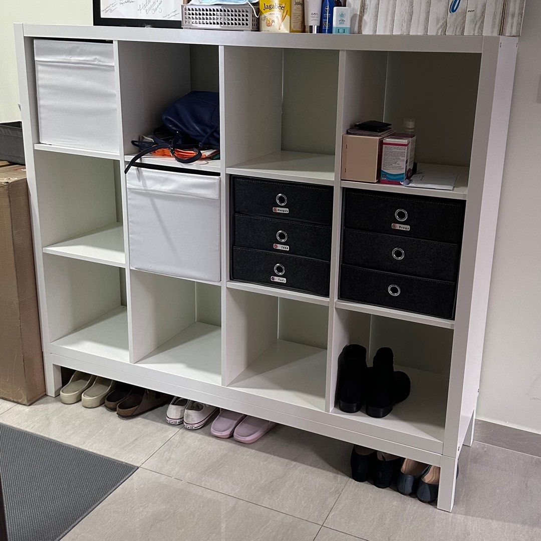 IKEA Kallax Shelving Unit with Underframe, Furniture & Home Living ...