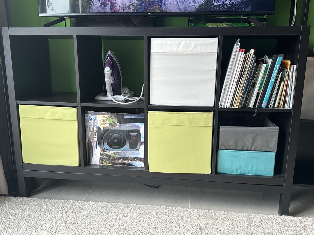 IKEA Kallax Shelving Unit with Underframe, Furniture & Home Living ...