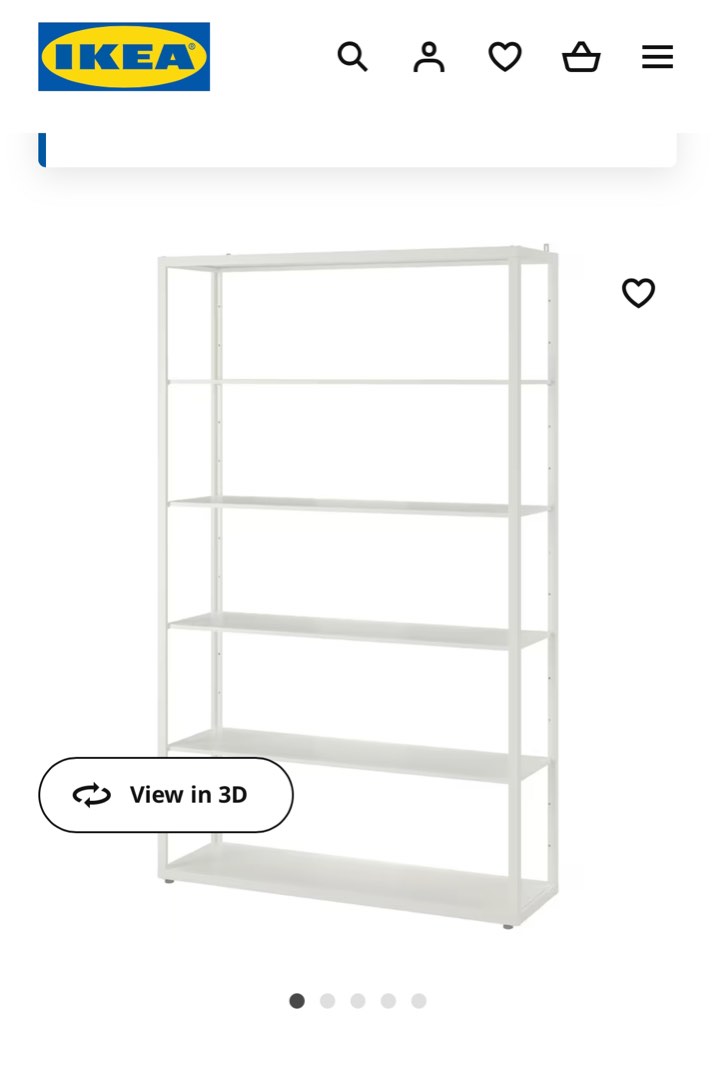 IKEA shelving unit (Fjalkinge), Furniture & Home Living, Furniture ...