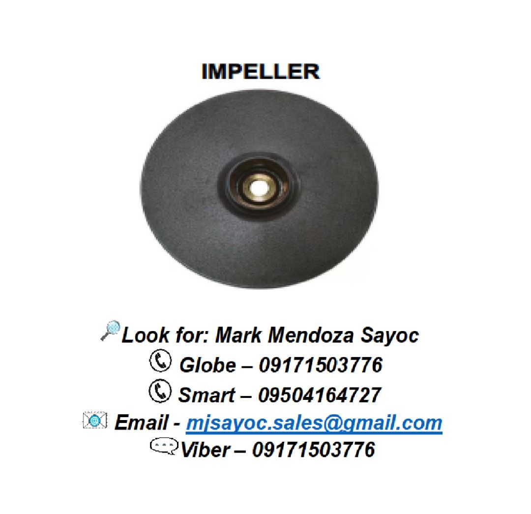IMPELLER, Commercial & Industrial, Construction Tools & Equipment on Carousell